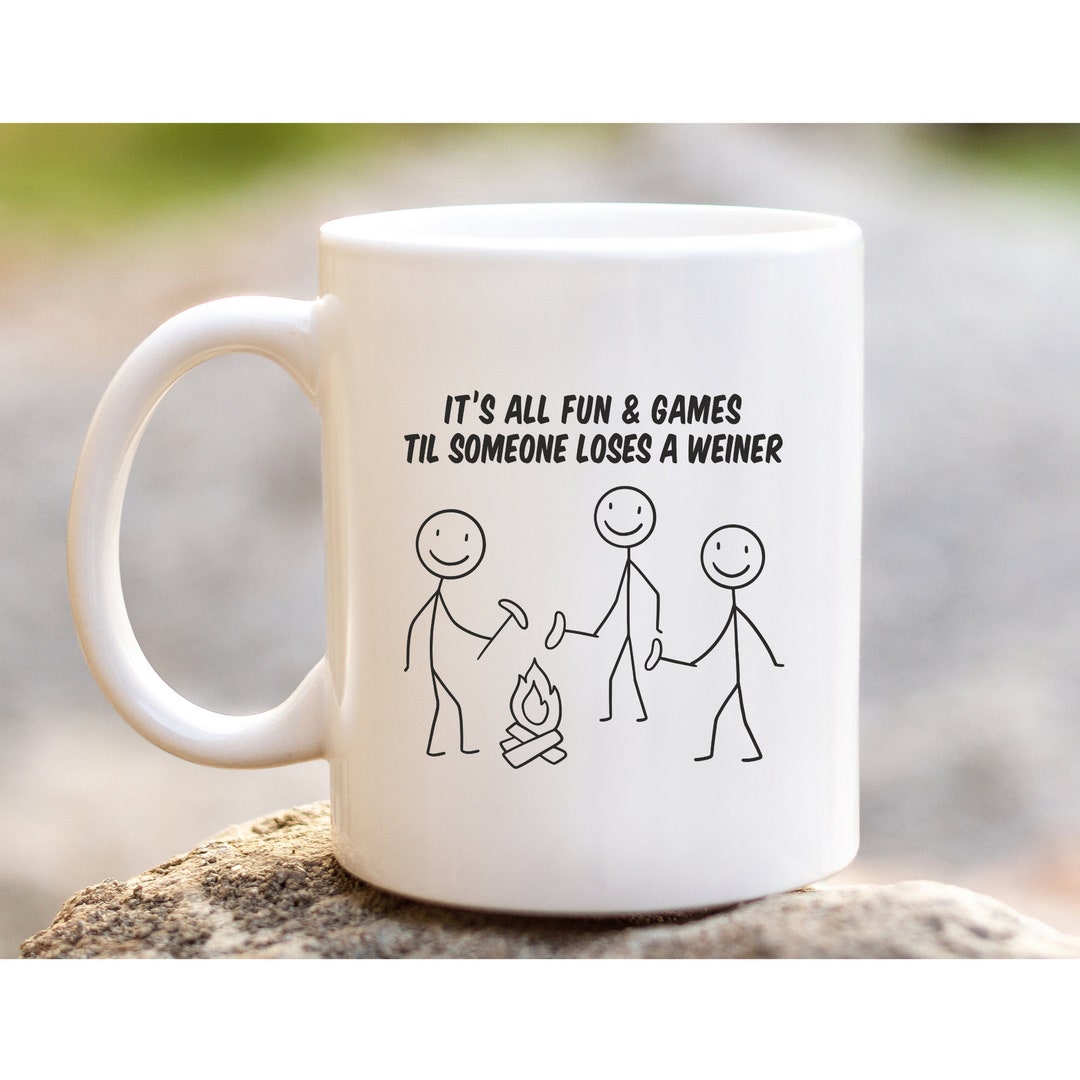 Funny Camping Mug Stick Figure Mug All Fun and Game Til Someone Loses a ...