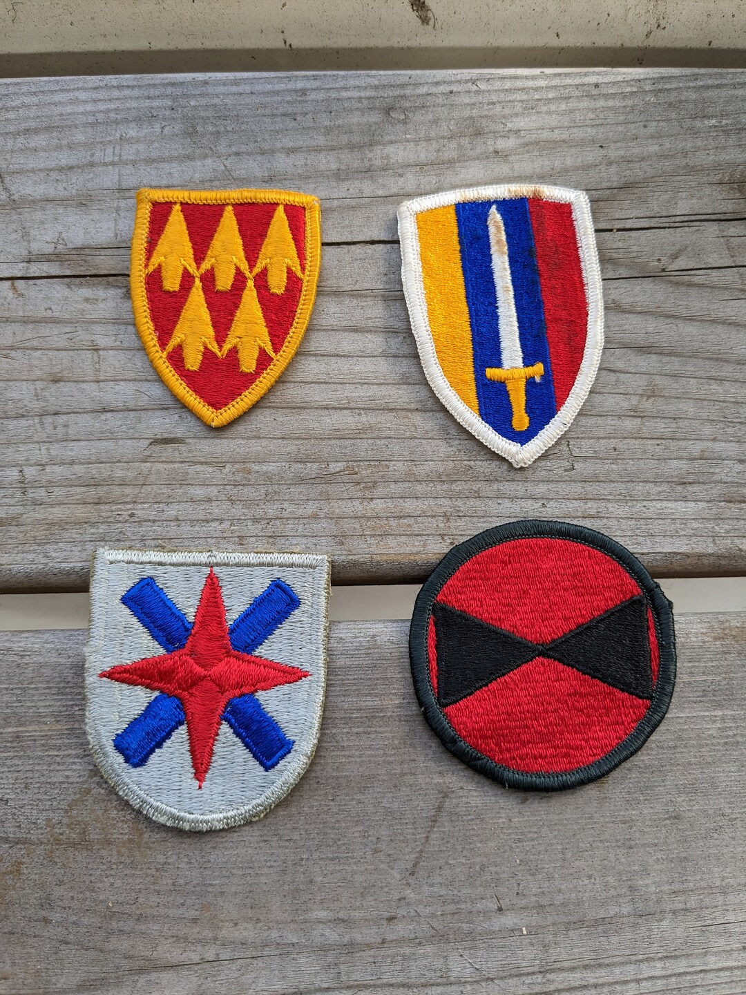 Collection of Four Military Patches - Etsy