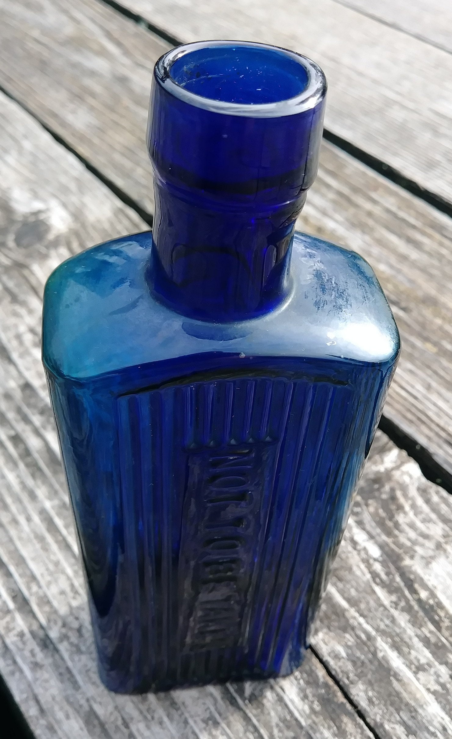 Beautiful Blue Poison Bottle - Etsy