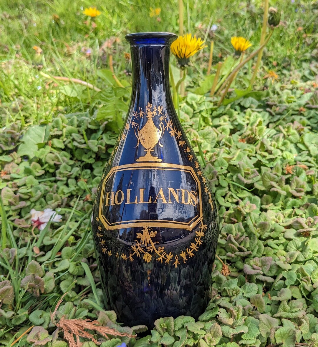 Bristol Blue Holland's (gin) Decanter - Etsy