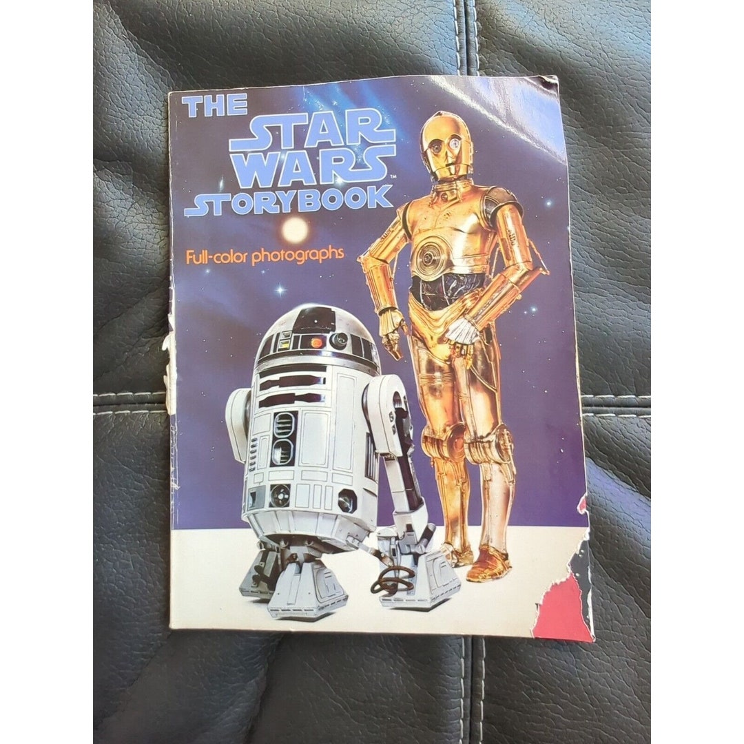 1978 the Star Wars Storybook Full-color Photographs Book Vintage Rough ...