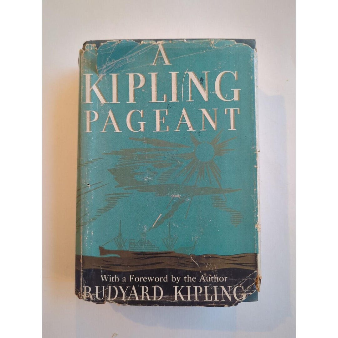 A KIPLING PAGEANT by Rudyard Kipling 1935 1st Edition Hardcover Dust ...
