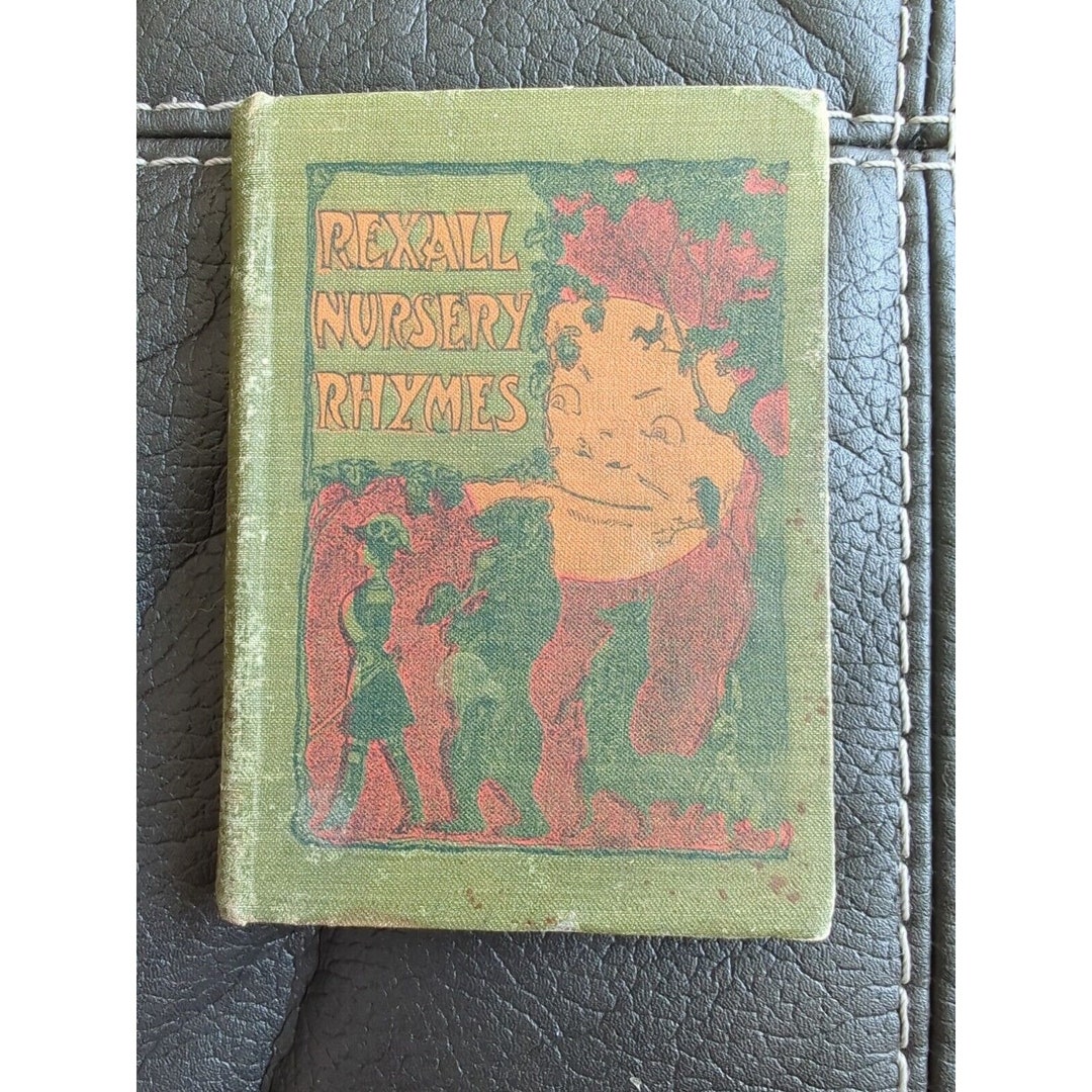 Antique Rexall Nursery Rhymes Book 1905 Small Book Children's Book ...