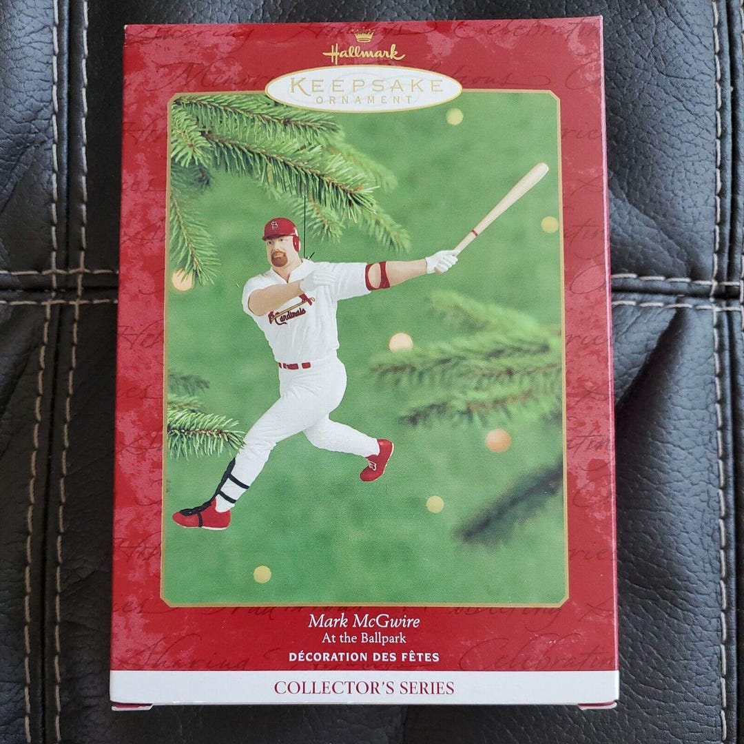 Hallmark MLB at the Ballpark Mark Mcgwire Cardinals Keepsake Ornament 2000 - Etsy