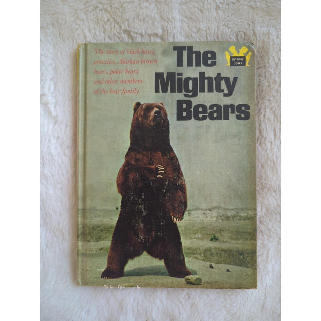 THE MIGHTY Bears by Robert M. Mcclung 1967 HC Vtg Gateway Books Ex ...