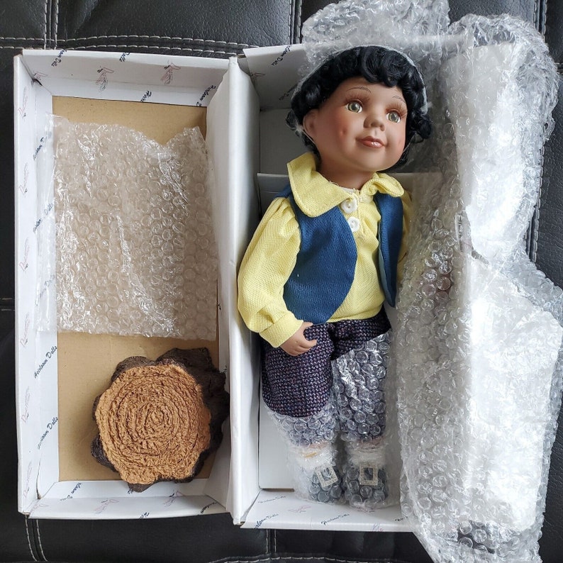 RARE Vintage Duck House Heirloom Dolls Porcelain Beautiful Doll Johnny ...