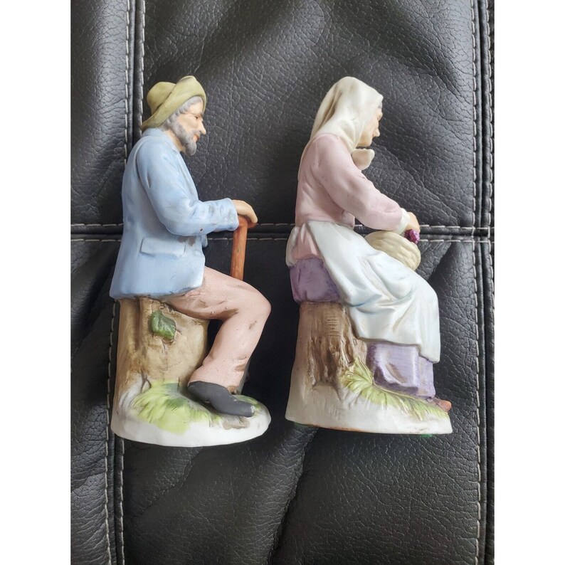 Home Interior Homco 1433 Old Man and Woman/collection Ardco Made in ...