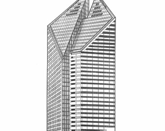 Diamond Building - Etsy