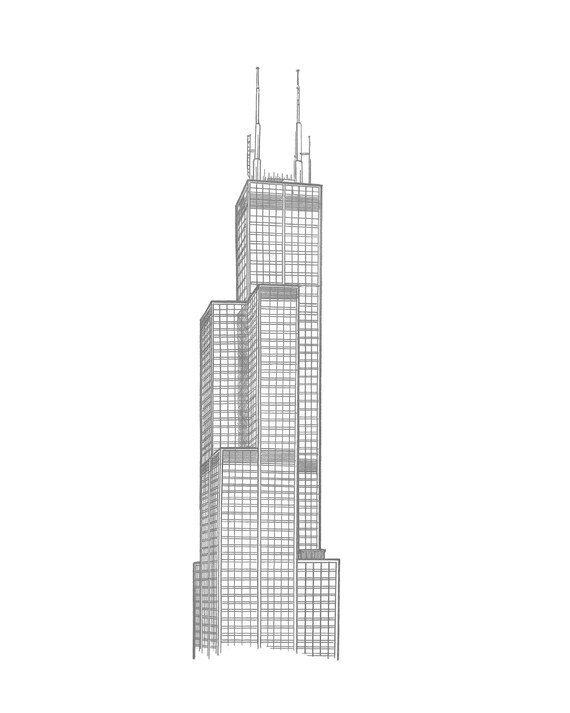 Sears Tower Drawing