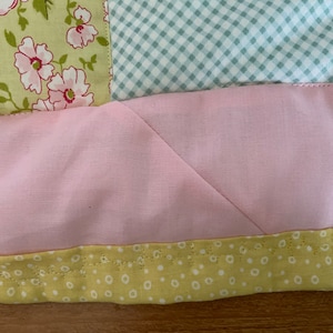 Puffy Pink Patchwork Quilt With Appliqués and Embroidery - Etsy