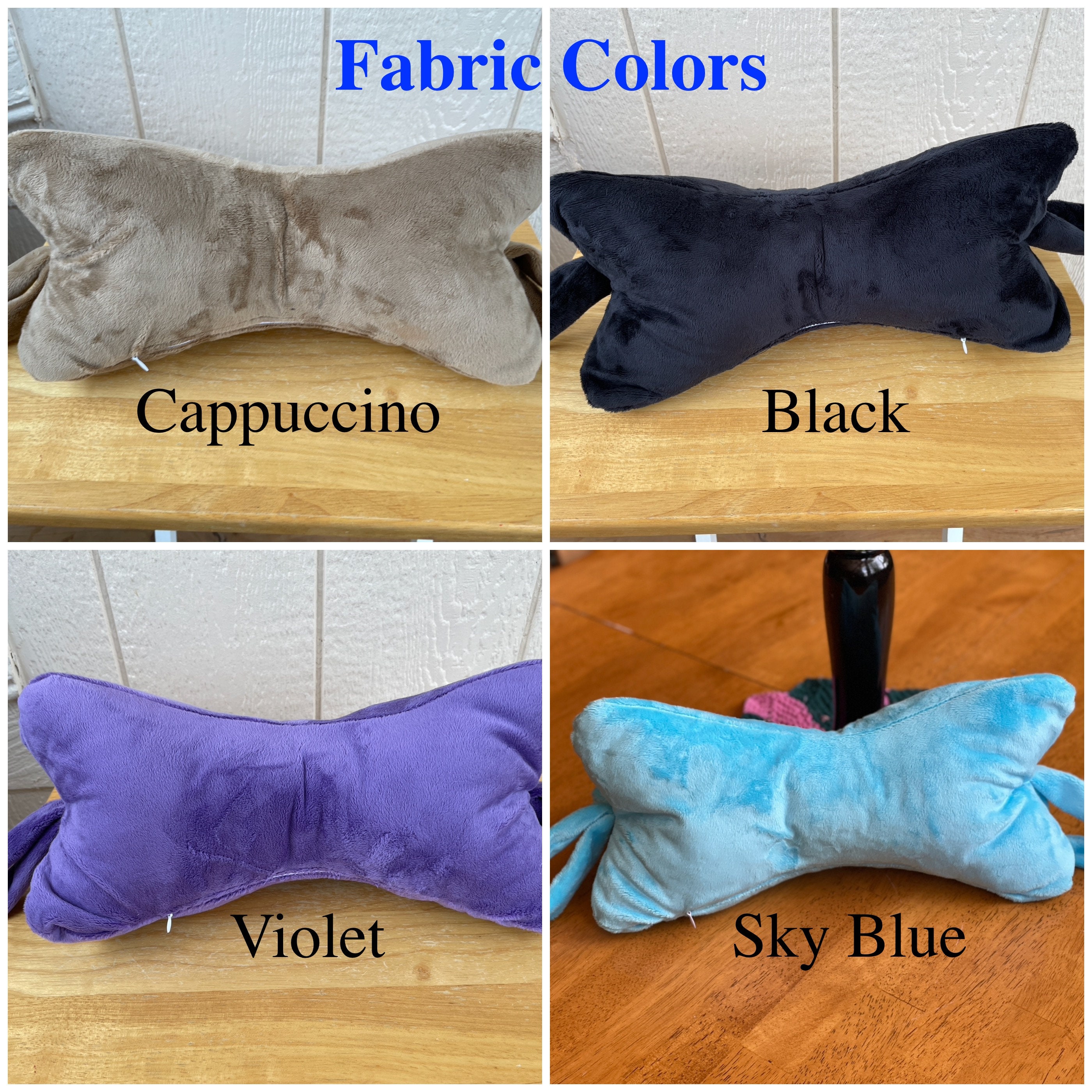 Bone Shaped Pillow, Neck Pillow, Personalized Pillow, Custom Name ...