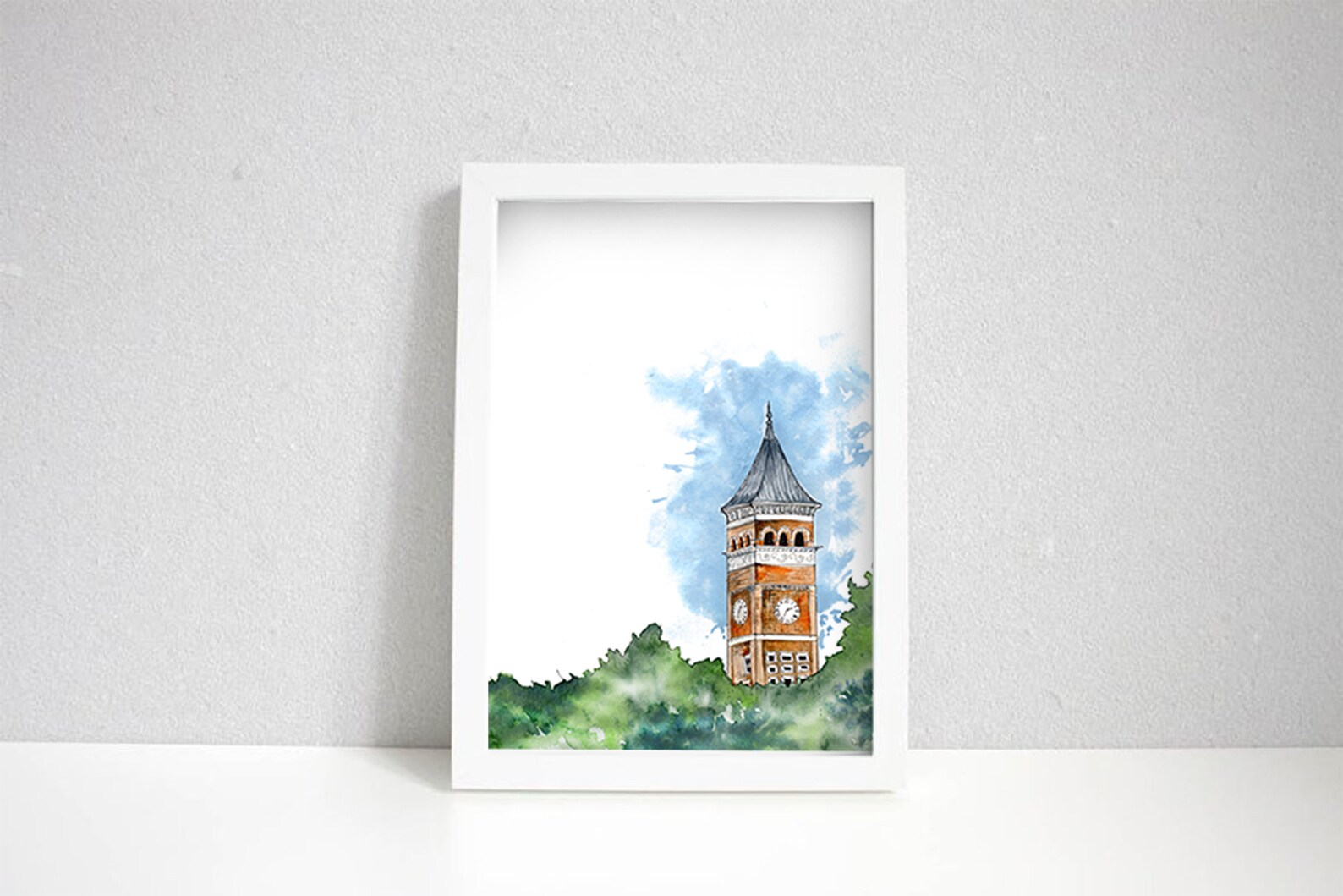 Clemson University South Carolina Collegiate Painting Old - Etsy