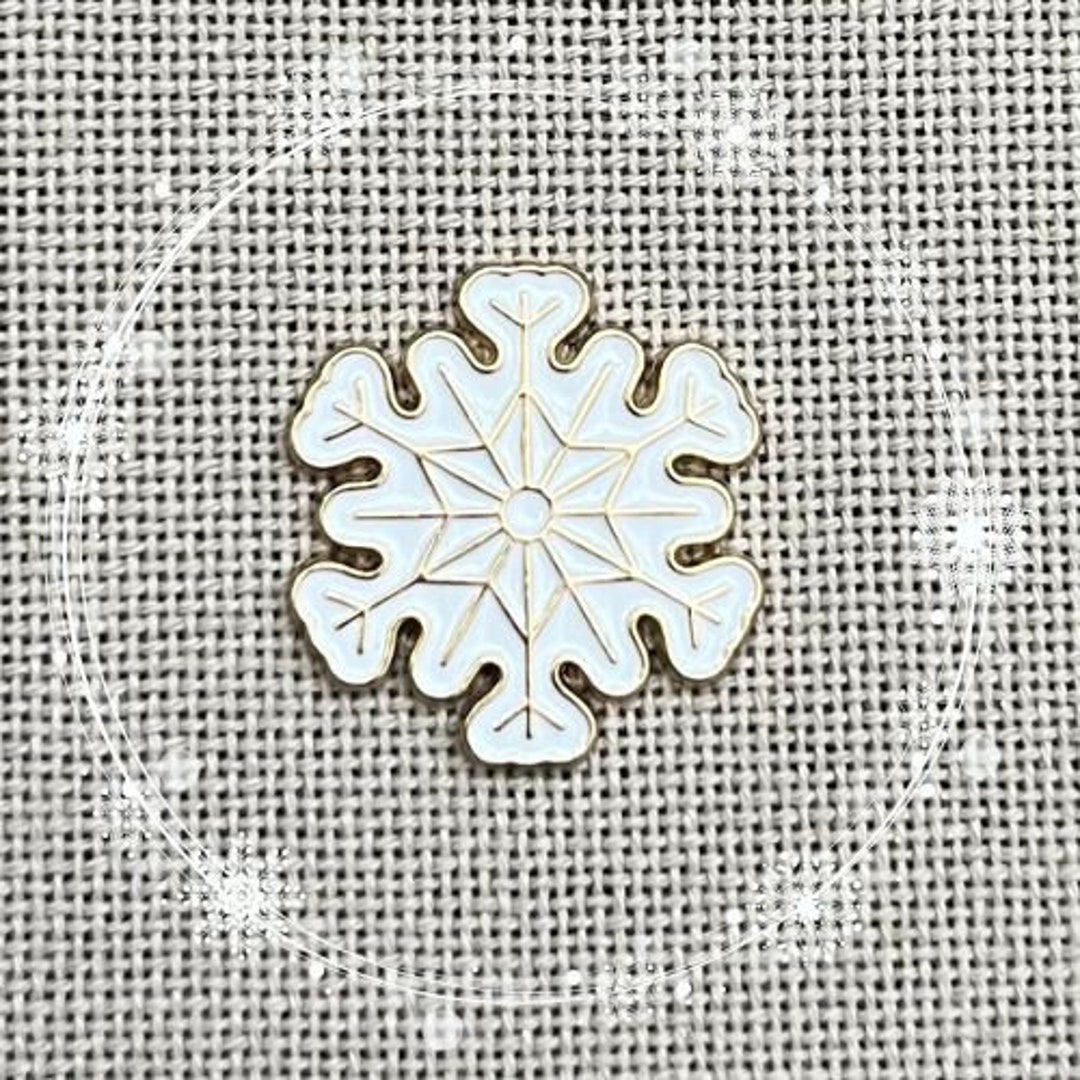 Snowflake Needle Minder | Christmas |cross Stitch | Needle Nanny ...