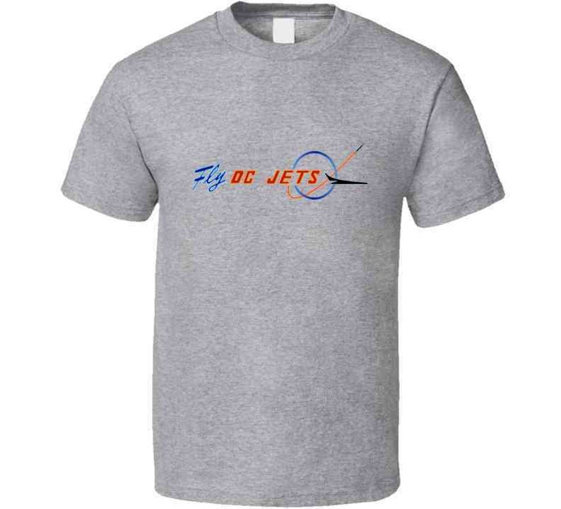 Fly DC Jets - T-shirt of Vintage Neon Sign for Douglas Aircraft - Etsy