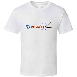 Fly DC Jets - T-shirt of Vintage Neon Sign for Douglas Aircraft - Etsy