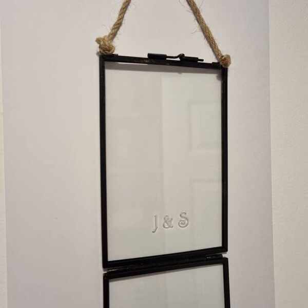Hanging Glass Frame - Etsy