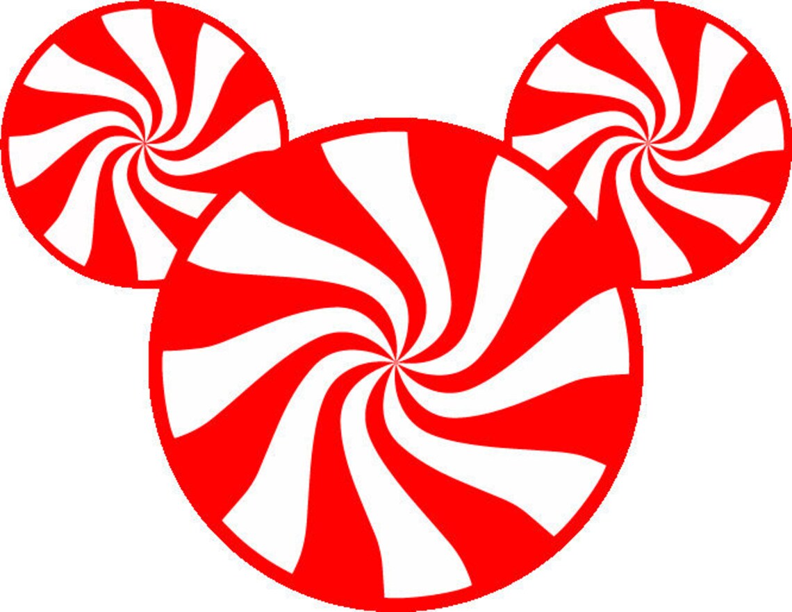 Peppermint Mikey Mouse PNG & SVG - Etsy