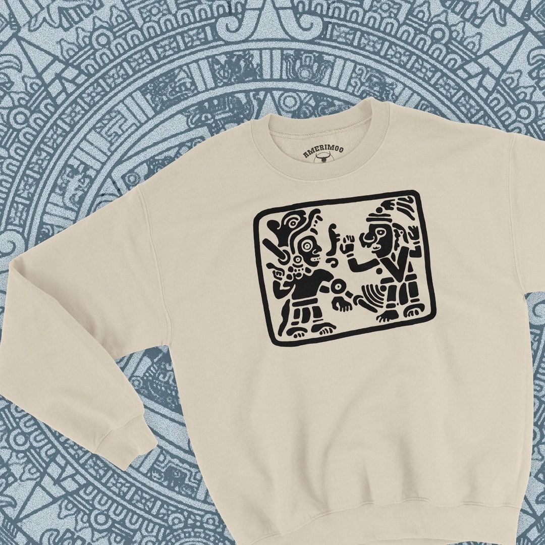 Aztec Gods Sweater. Meosamerican Pre Columbian Indigenous Art Unisex ...