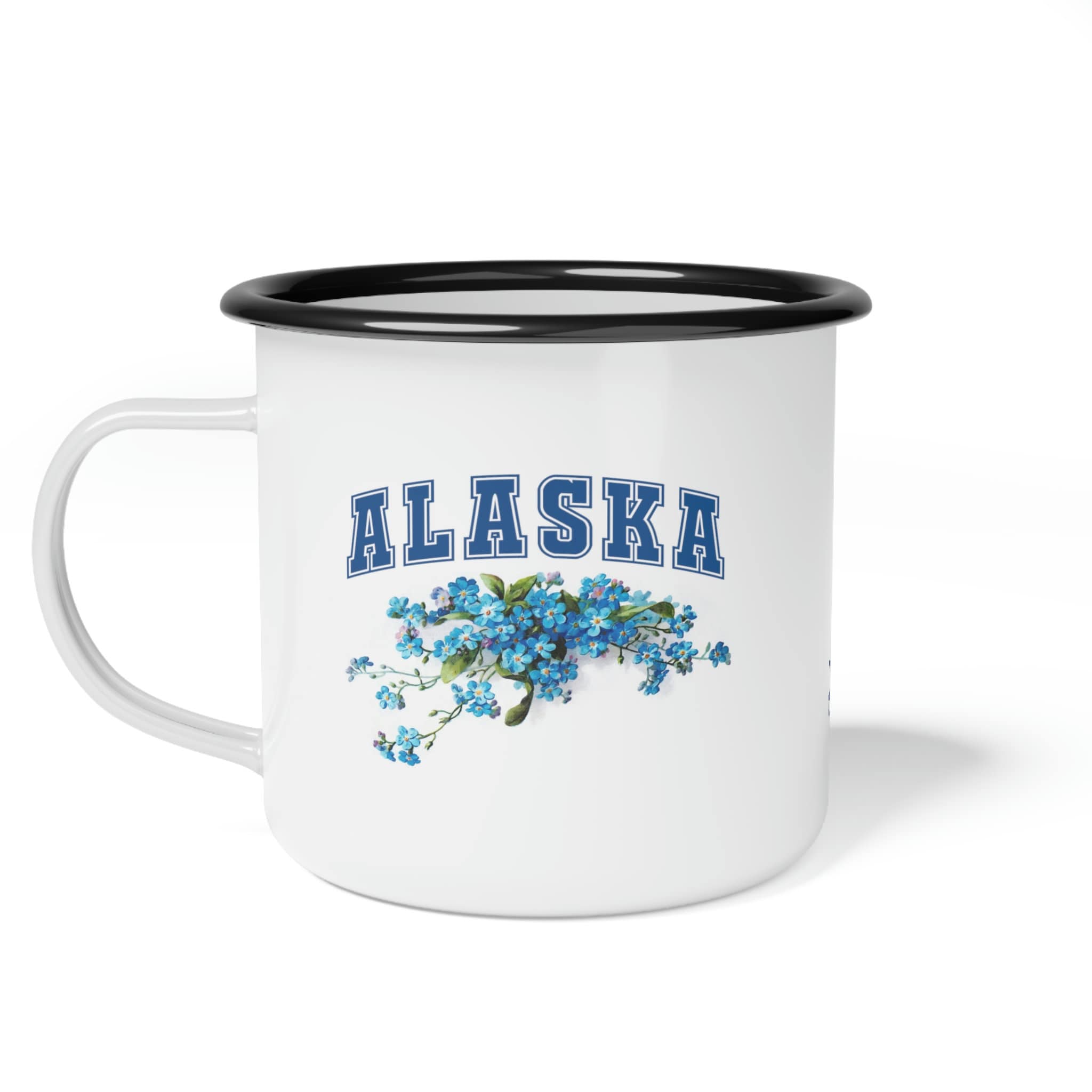 Alaska - Forget-me-not - Enamel Camp Cup - Custom Mug - Etsy