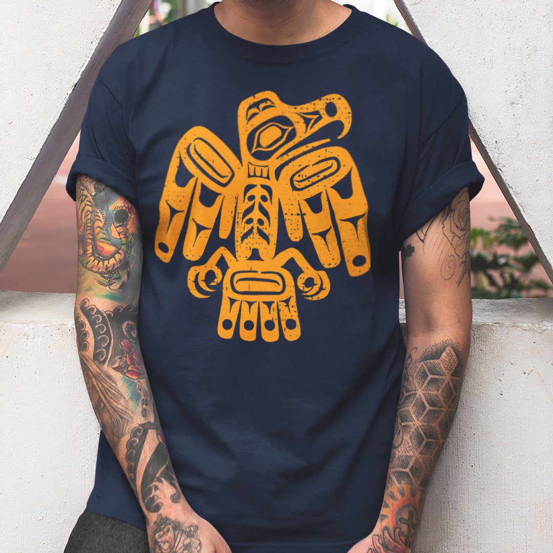 Haida Art Tlingit Indigenous Shirt - Eagle Shirt - Lightweight Tee - Etsy