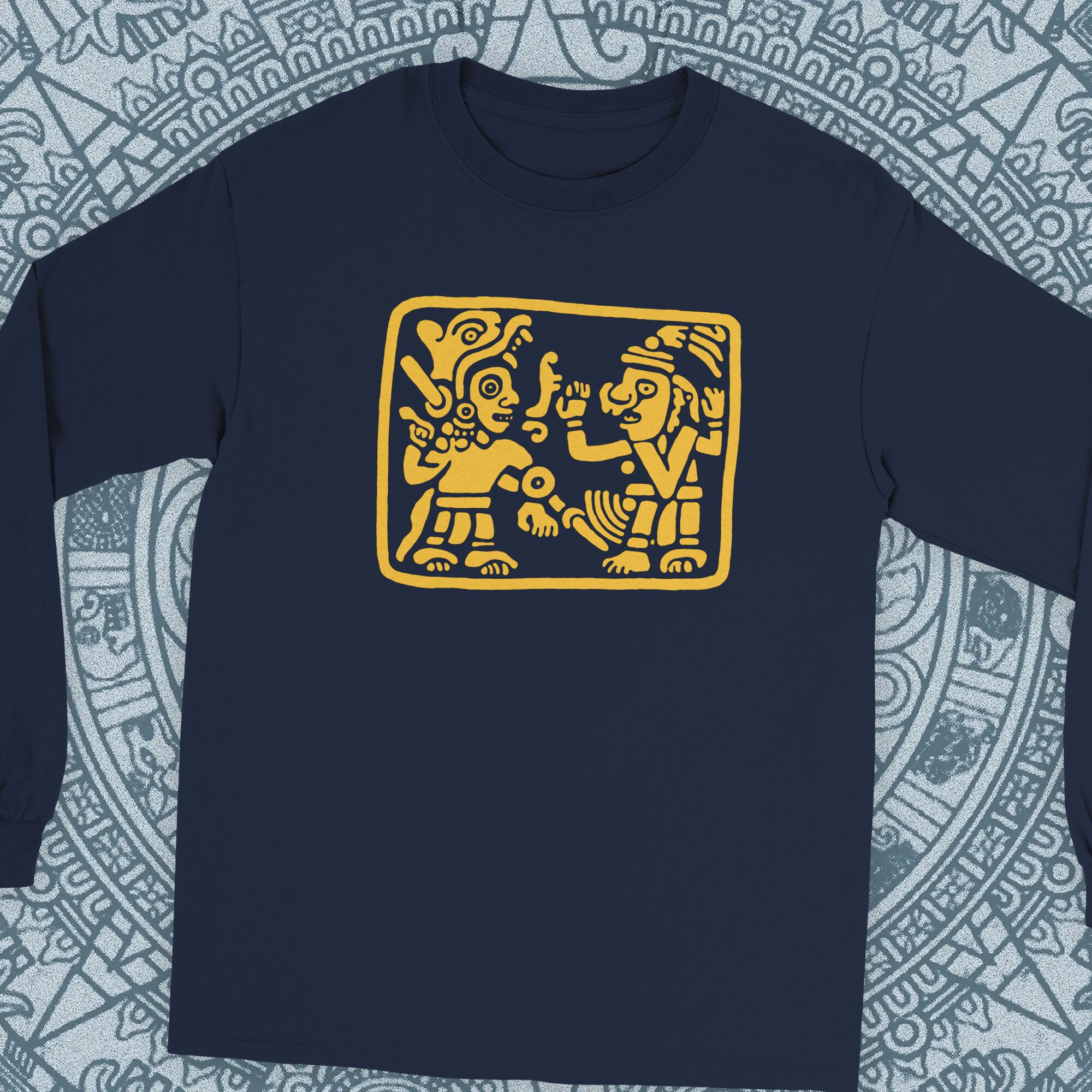 Aztec Gods T-shirt. Mesoamerican Pre Columbian Indigenous Art Ultra ...