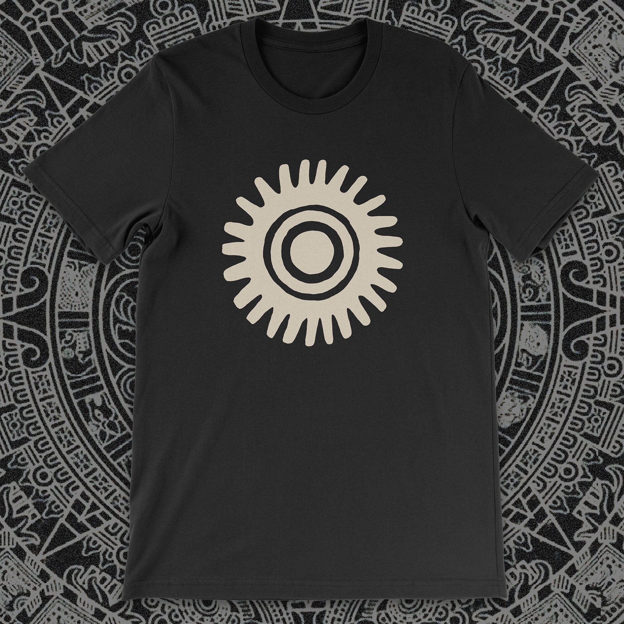 Mayan Flower Shirt. Mesoamerican Art Jersey Tee - Etsy