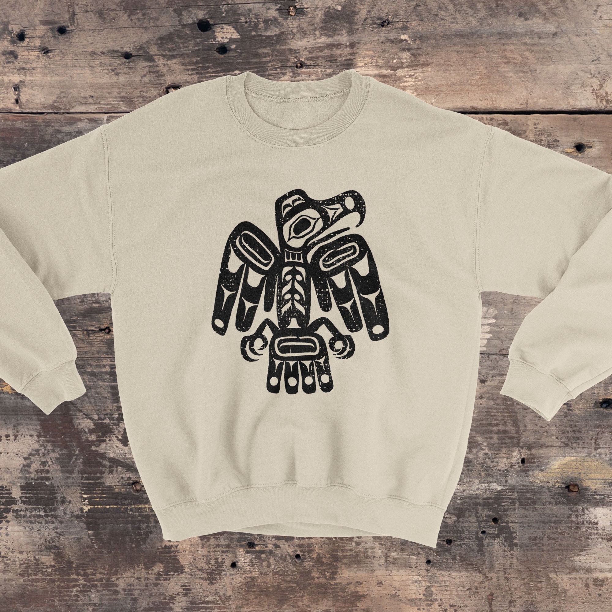 American Native Tlingit Haida Art Eagle Shirt - Bipoc Native Sweatshirt ...