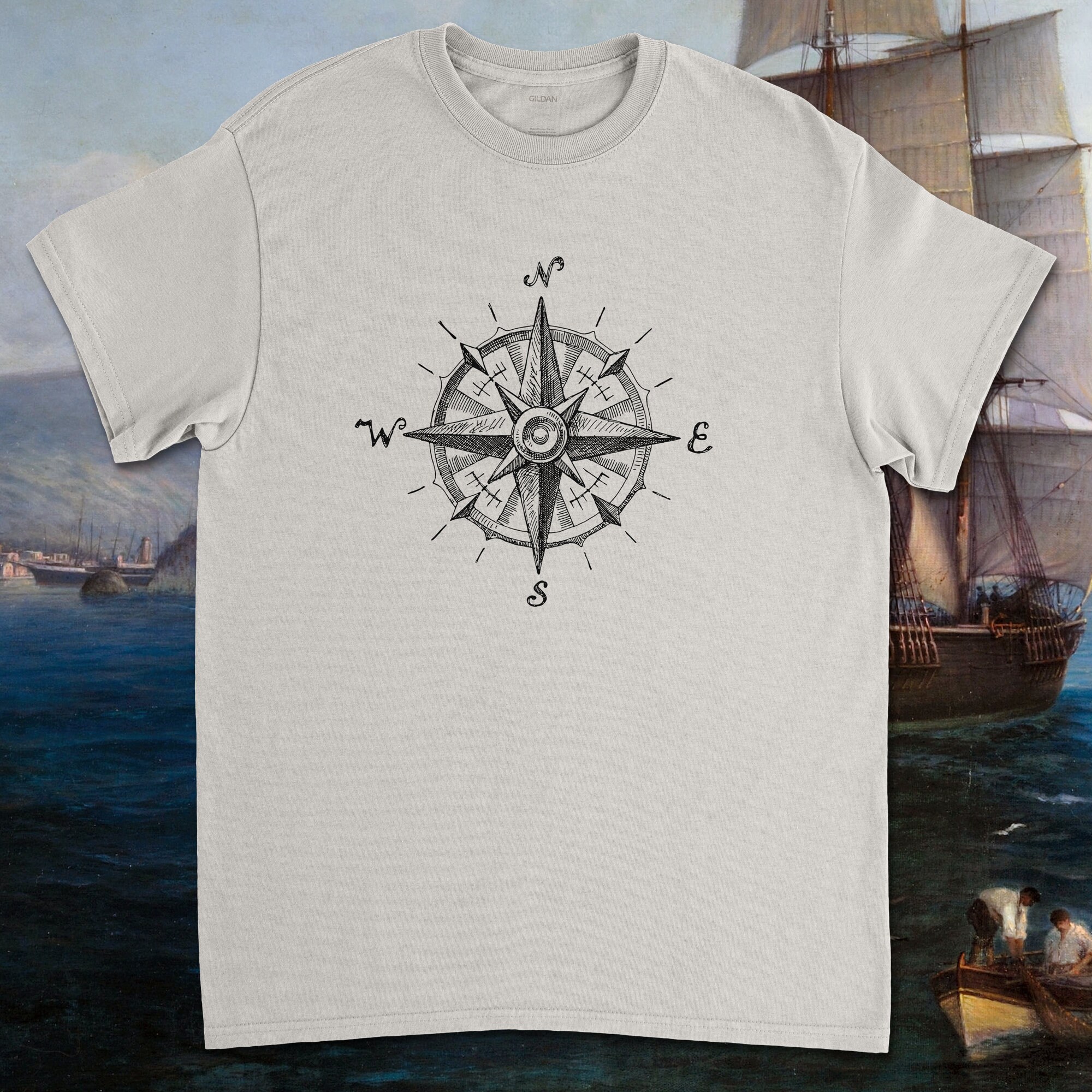 Compass Rose - Sailing Shirt - Etsy