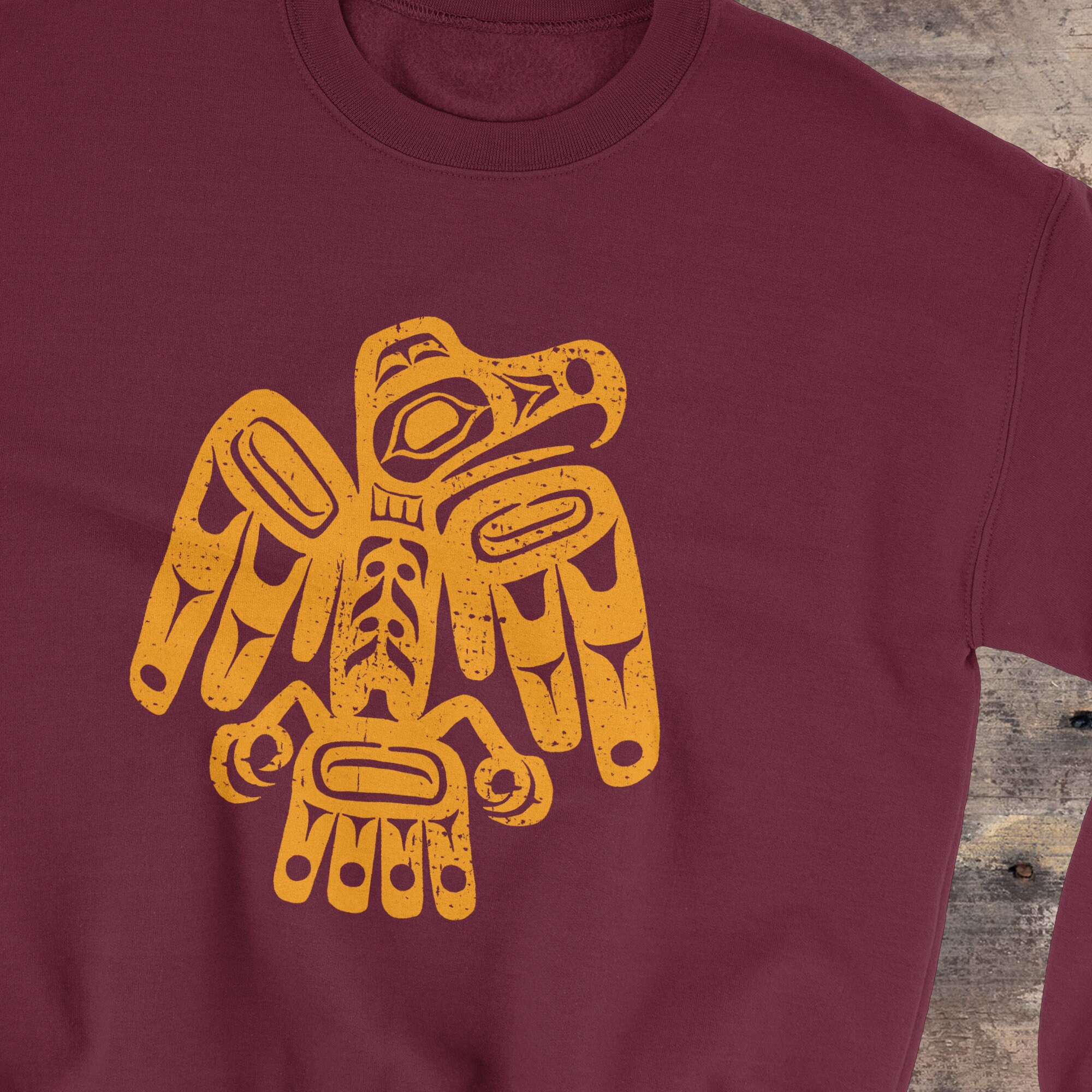 American Native Tlingit Haida Art Eagle Shirt - Bipoc Native Sweatshirt ...