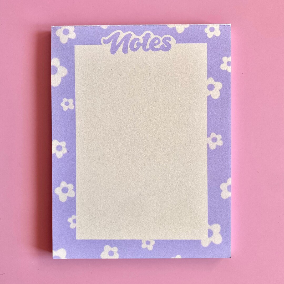 Lavender Flower notes Notepads - Etsy