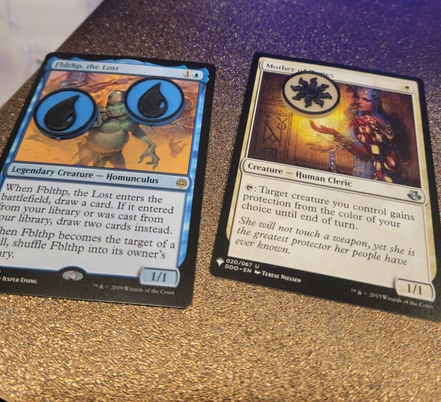 Colored Mana Tokens Magic the Gathering Color Markers - Etsy