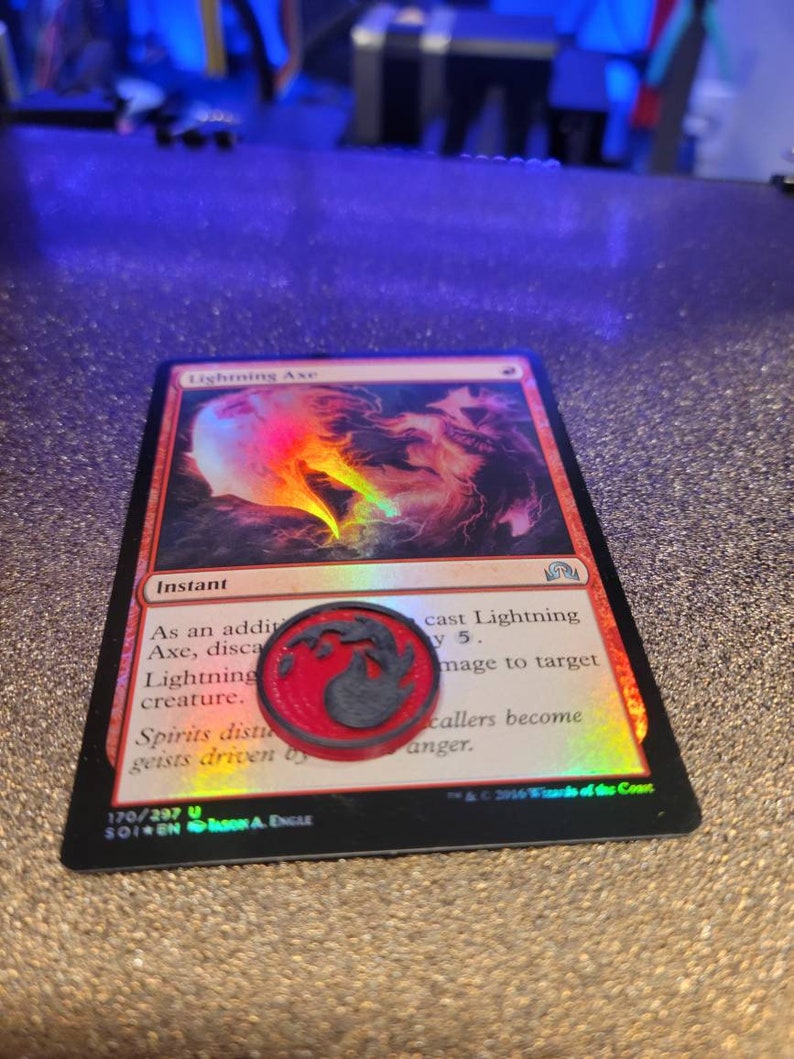 Colored Mana Tokens | Magic the Gathering | Color Markers - Etsy