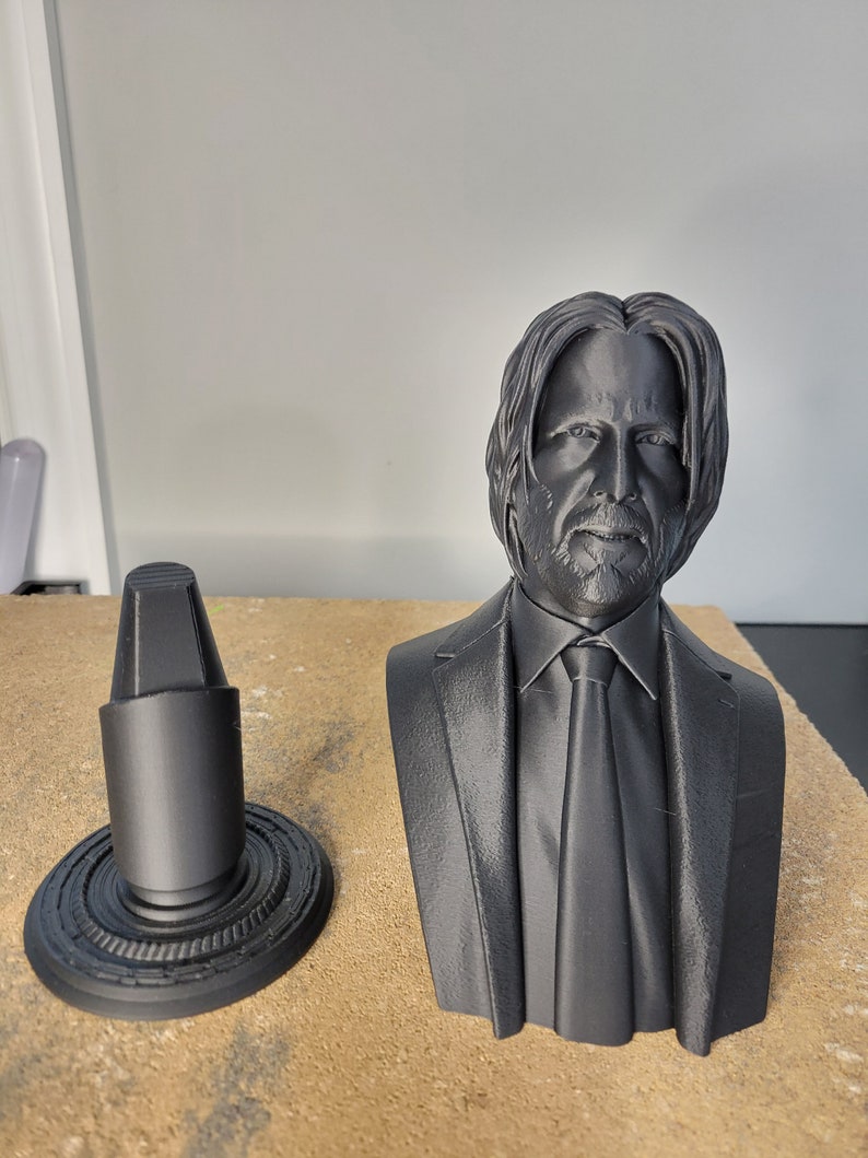 John Wick Bust | Movie | Keanu Reeves - Etsy