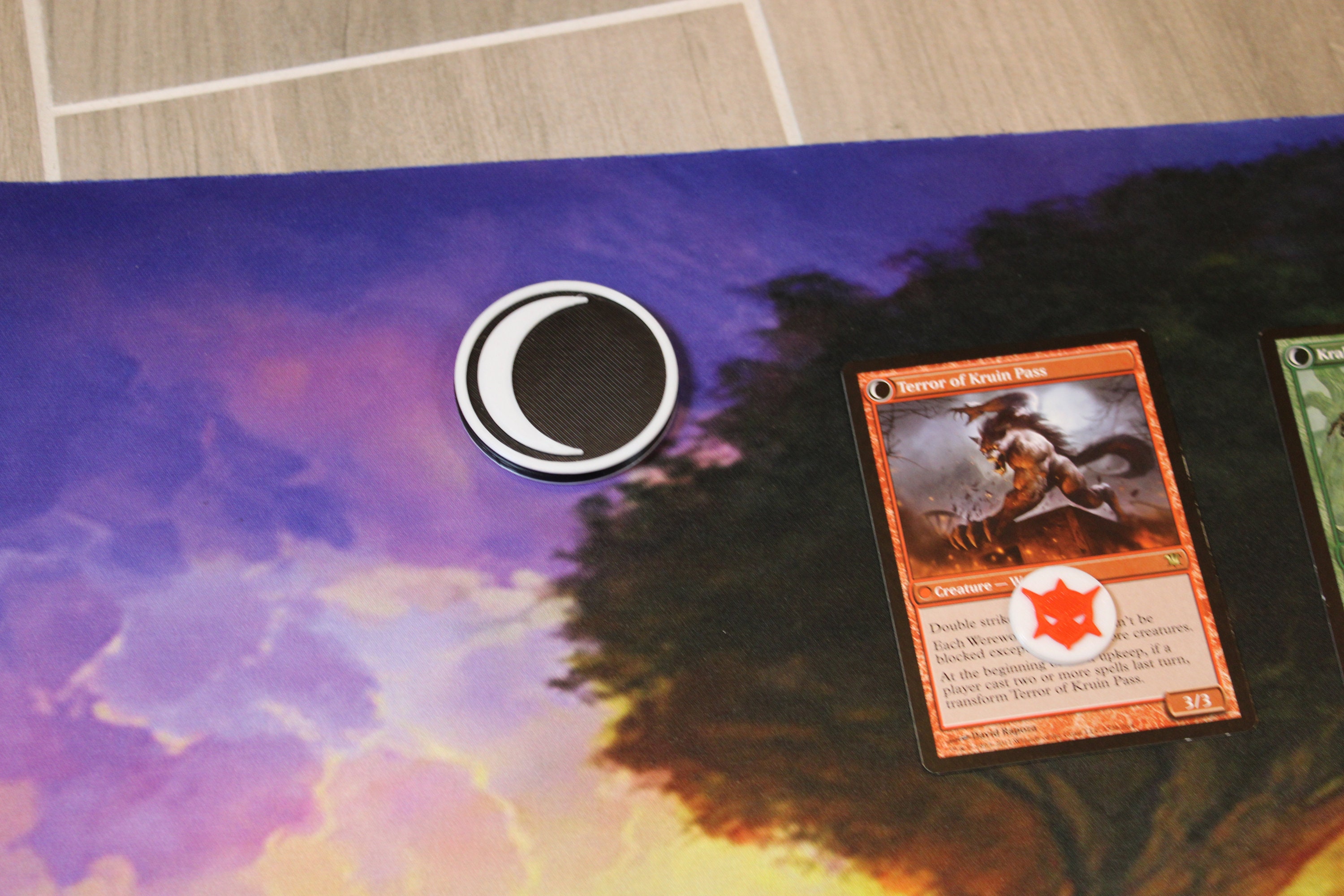 Magic the Gathering Werewolf token | Day Night coin | Game Marker ...