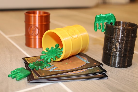 Slime Tokens Magic the Gathering Toxic Barrel Marker - Etsy