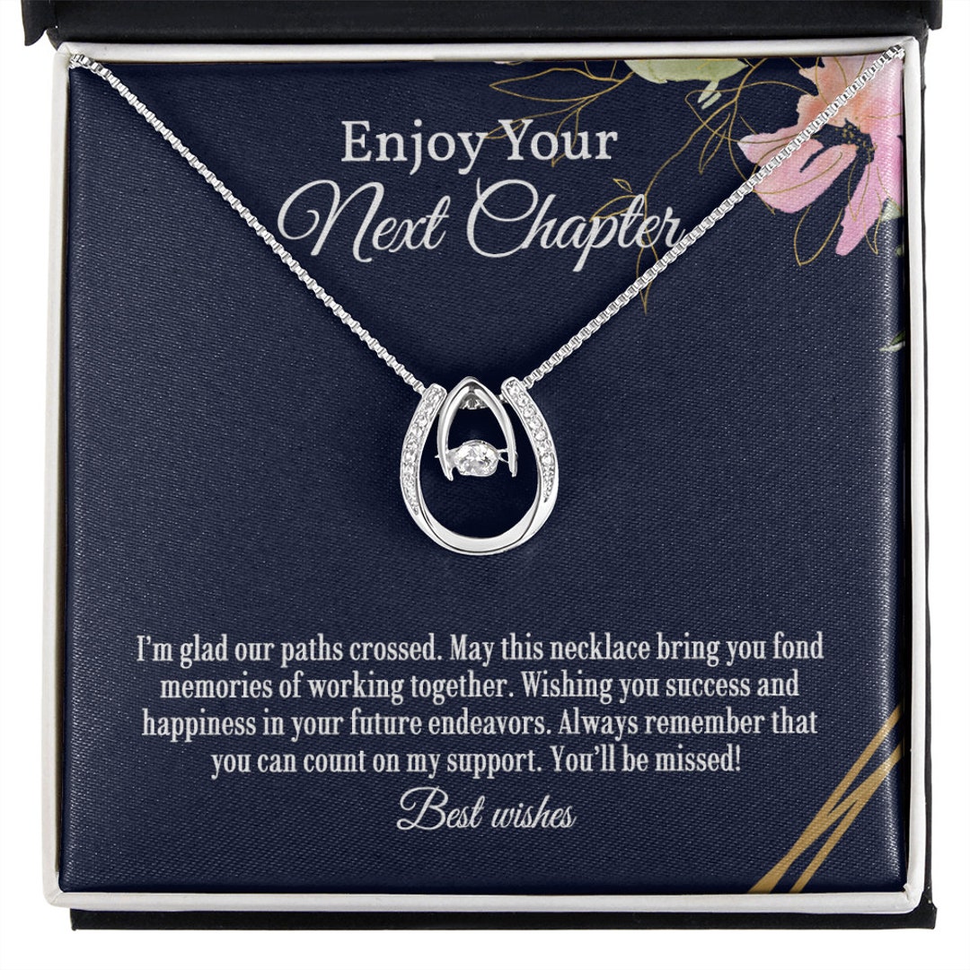 Enjoy Your Next Chapter Sentimental Gift for Coworker - Etsy