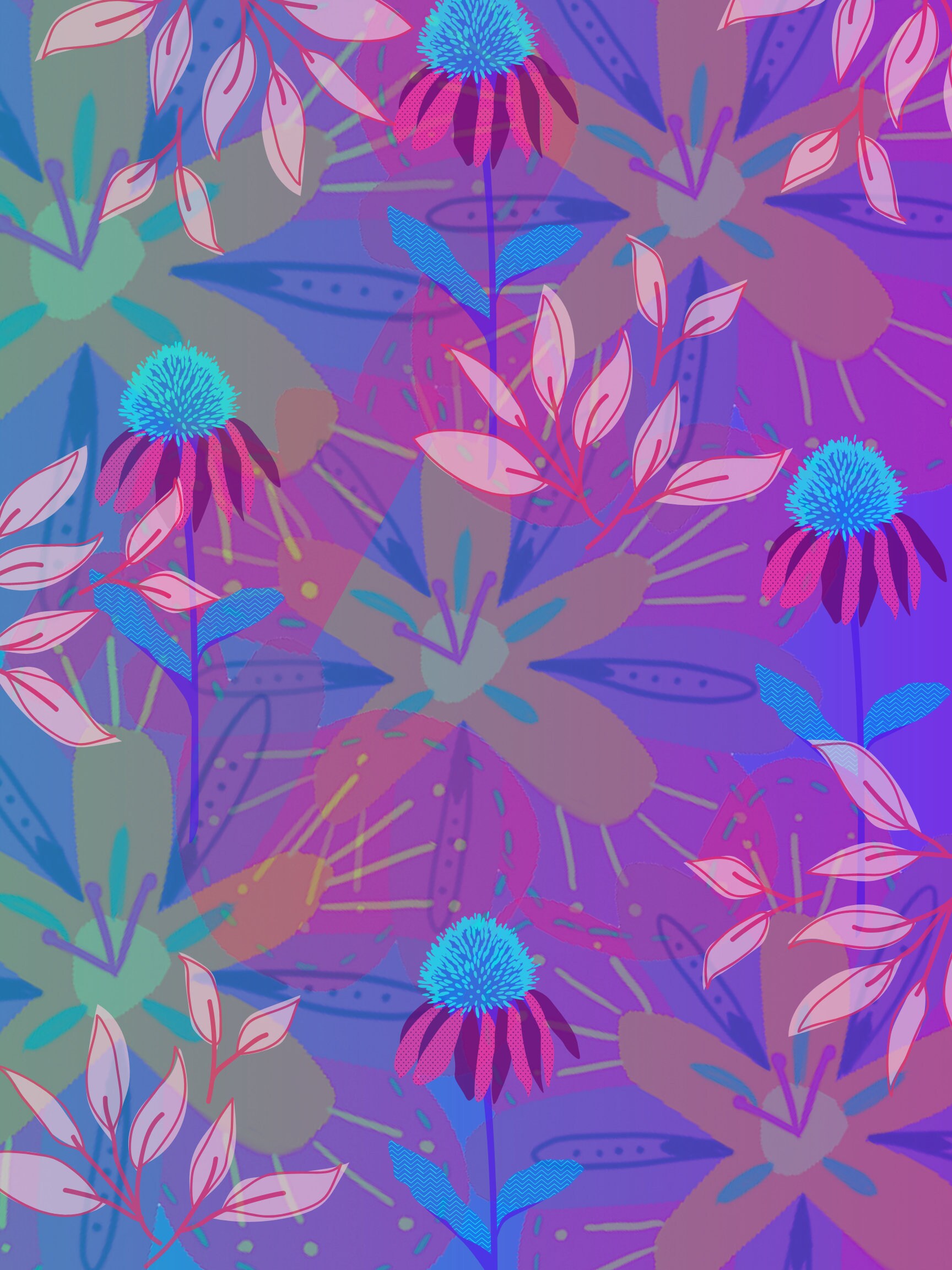 Flower Wallpaper - Etsy