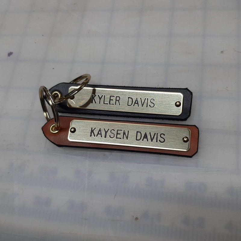 Brass Keychain - Etsy