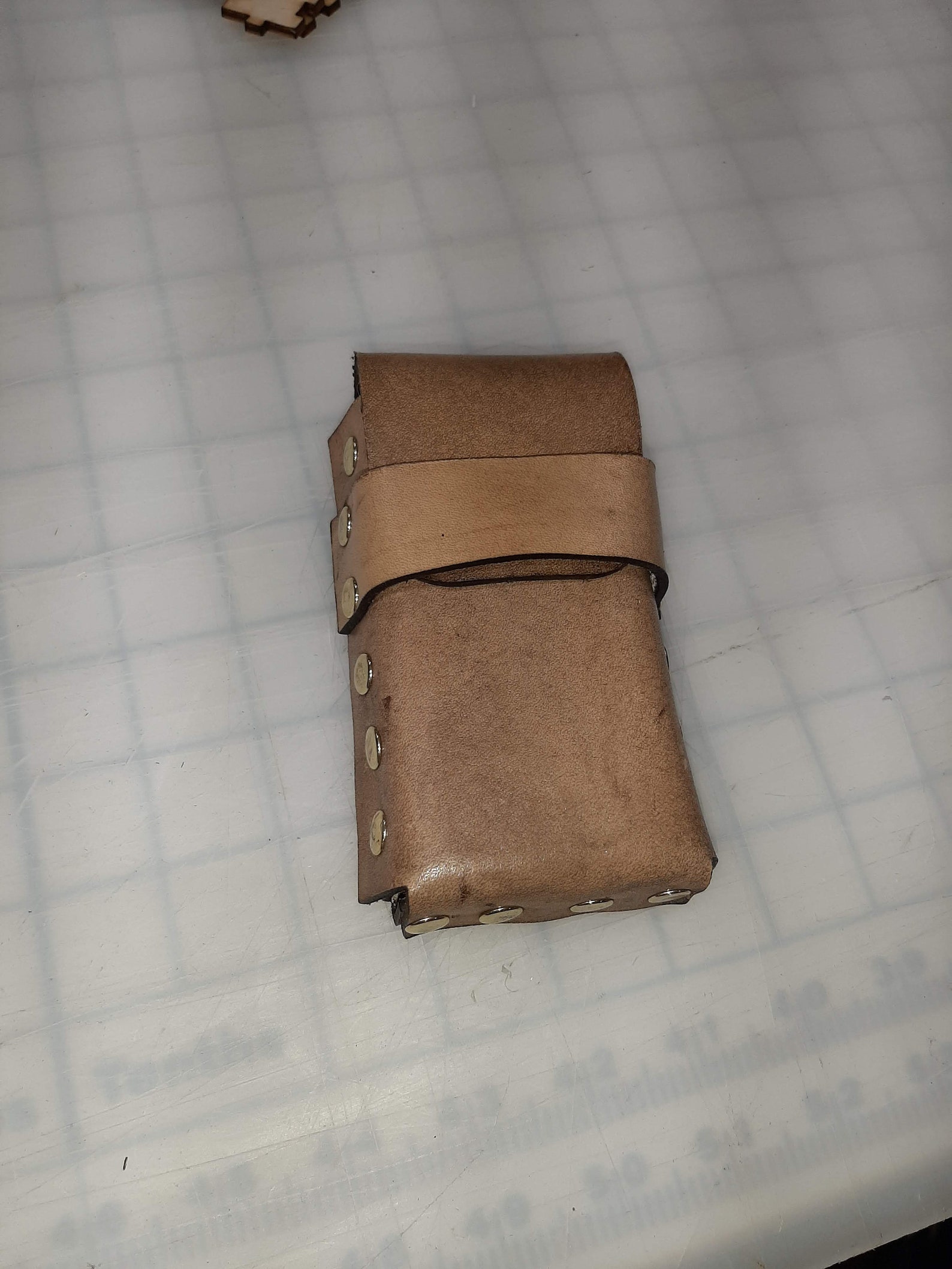 Leather Cigarette Case, Brown, Hand Made - Etsy