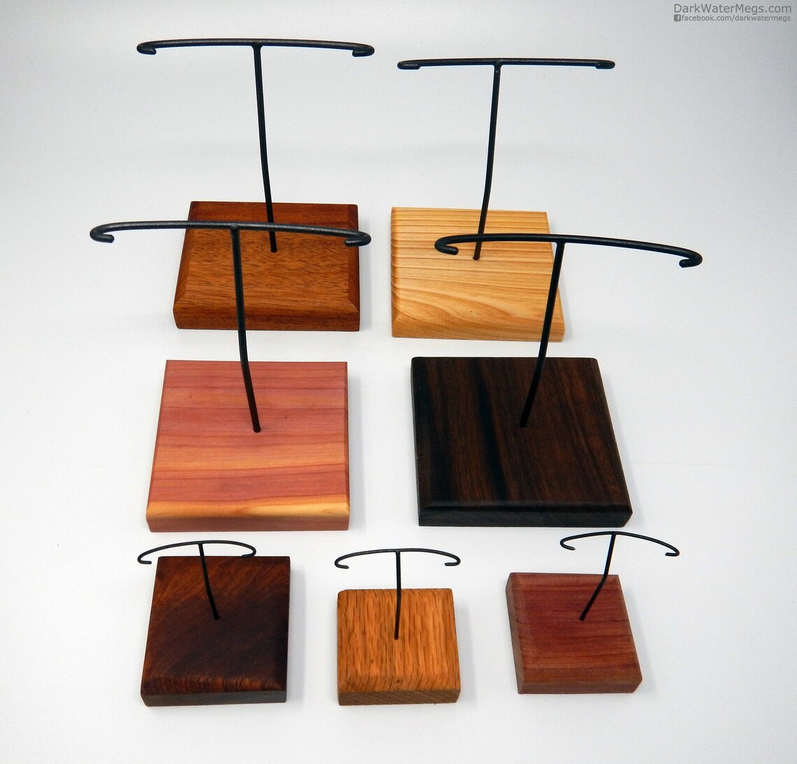 Megalodon Shark Tooth Stand Custom Metal Bracket on a Wood - Etsy