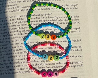 Angel Number Bracelet - Etsy