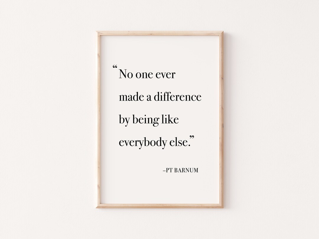 PT Barnum Quote, Wall Art Quotes, Typography Print, Digital Download ...