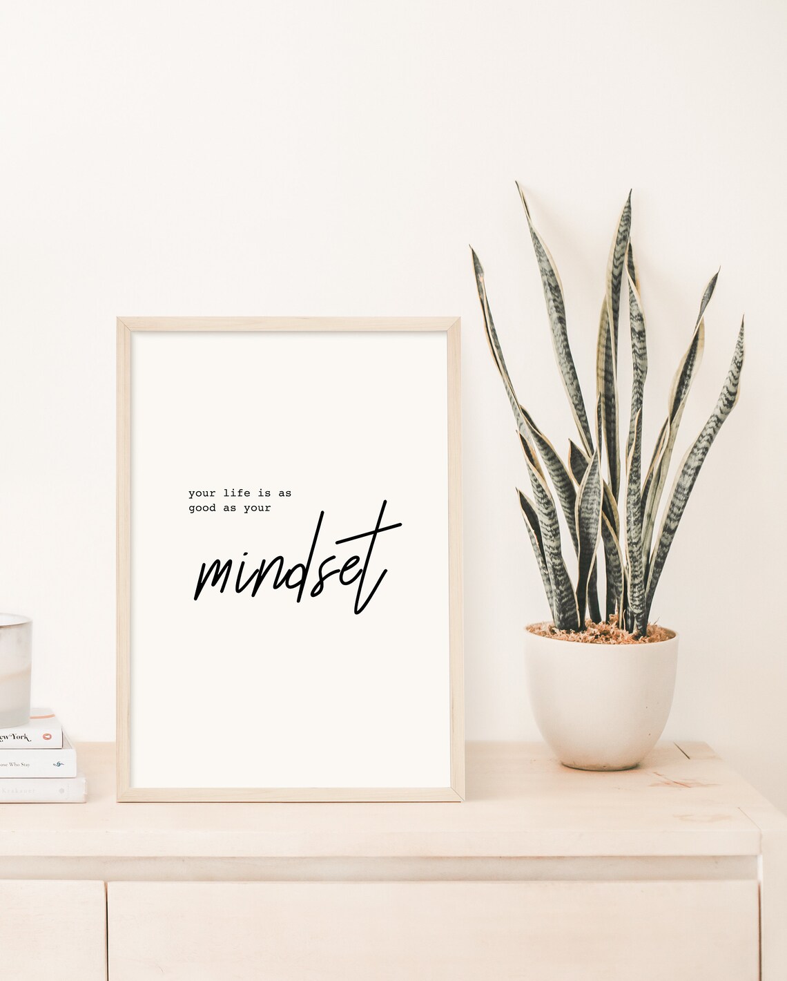 Mindset Quote Wall Art Quotes Typography Print Digital - Etsy