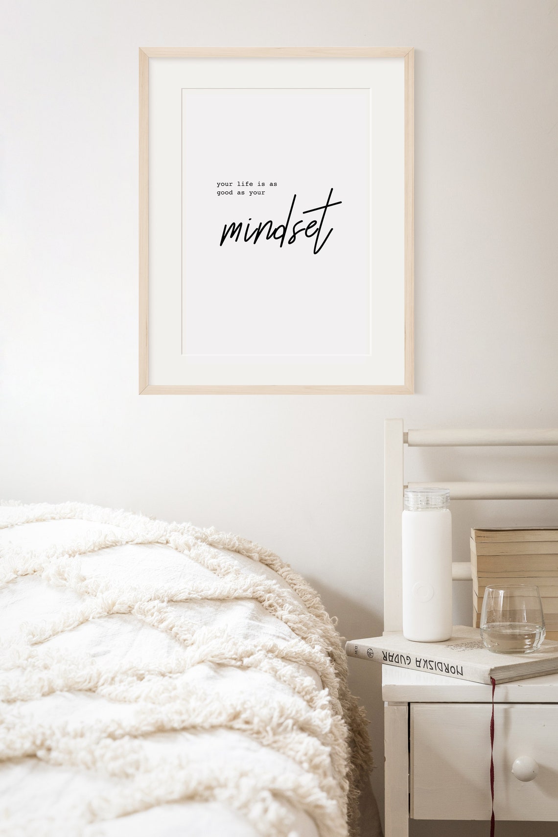 Mindset Quote Wall Art Quotes Typography Print Digital - Etsy