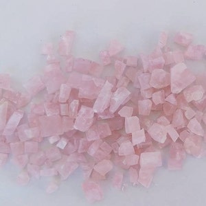 10 Piece Small Raw Rose Quartz Slab / A Grade Rose Quartz Mix - Etsy