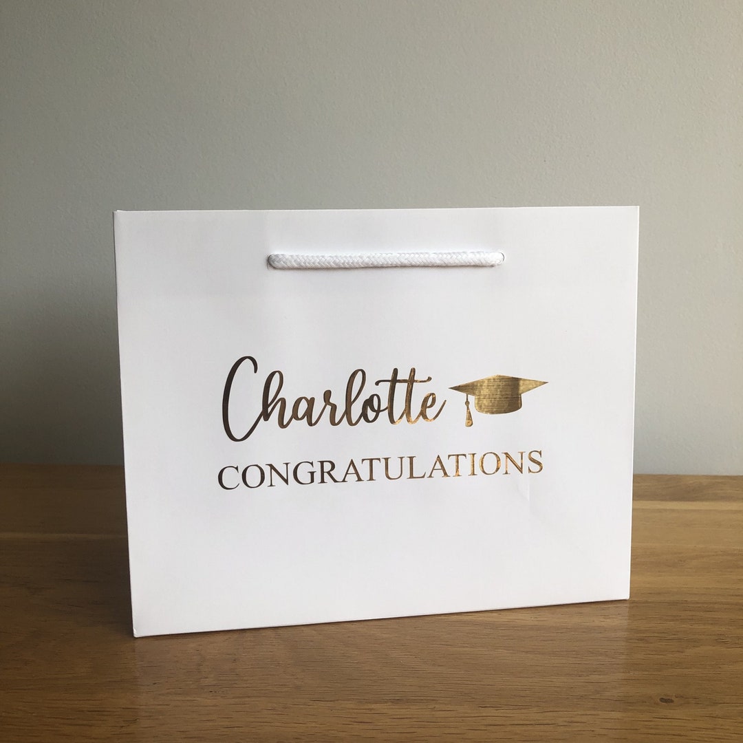 Graduation Gift Bag, Personalised Graduation Bag, Graduation Gift ...