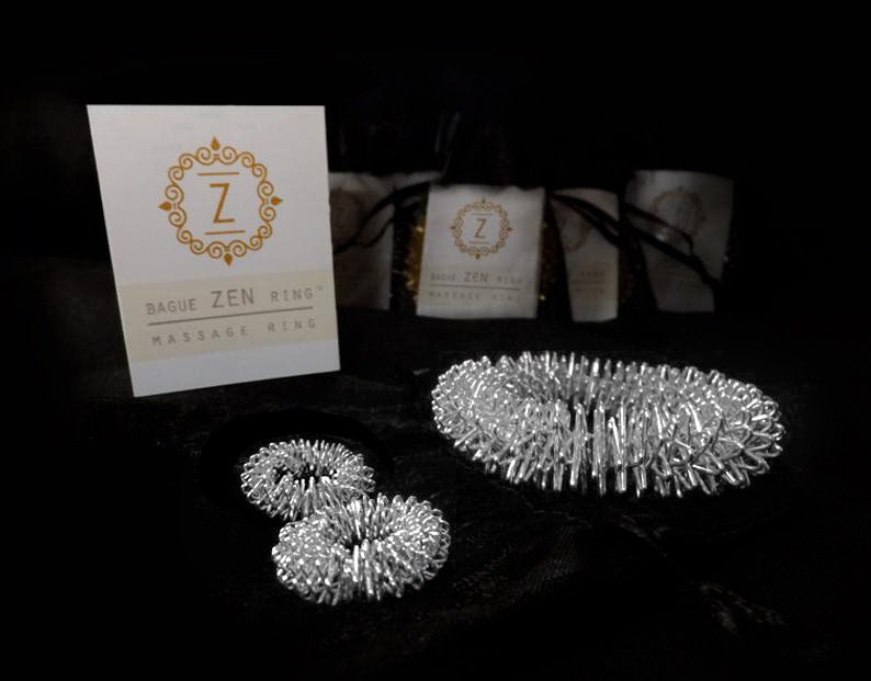 5 Kits of 3 Acupressure Rings, Massage Rings, Health Gift, Reflexology ...