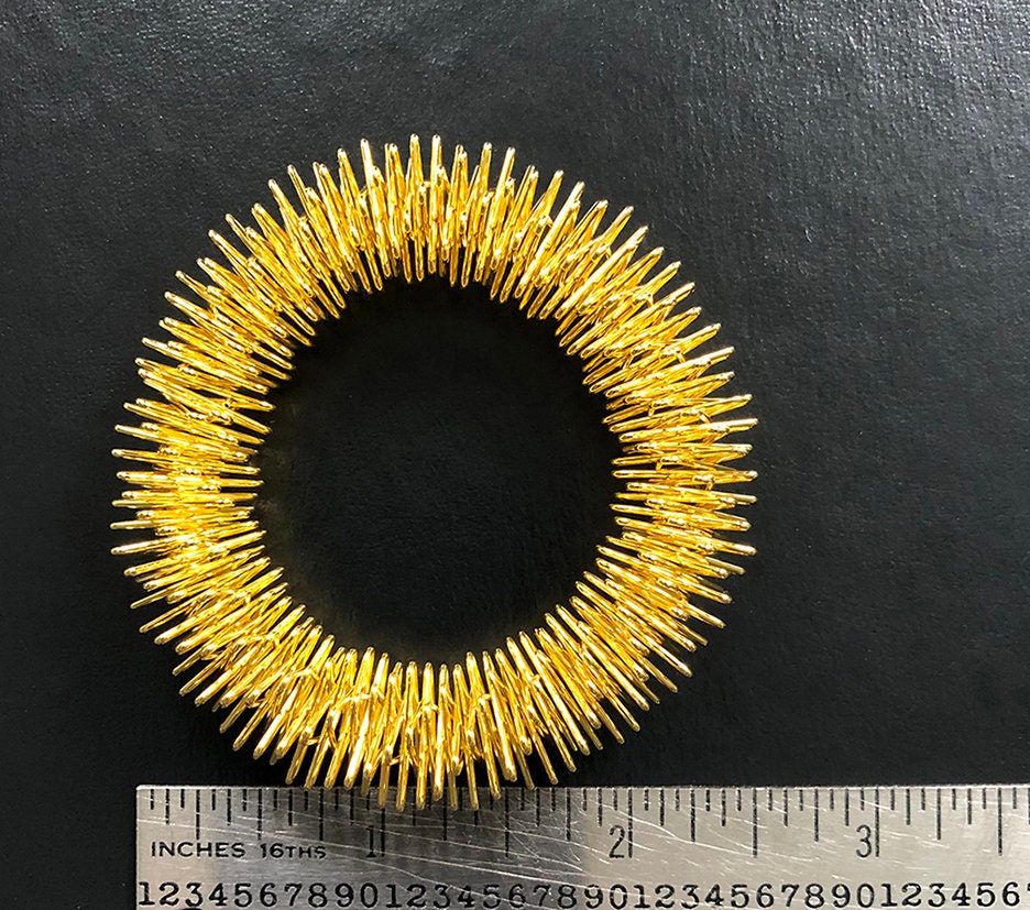 DUO Reflexology Massage BRACELET and RING, Pain Reliever Ring ...