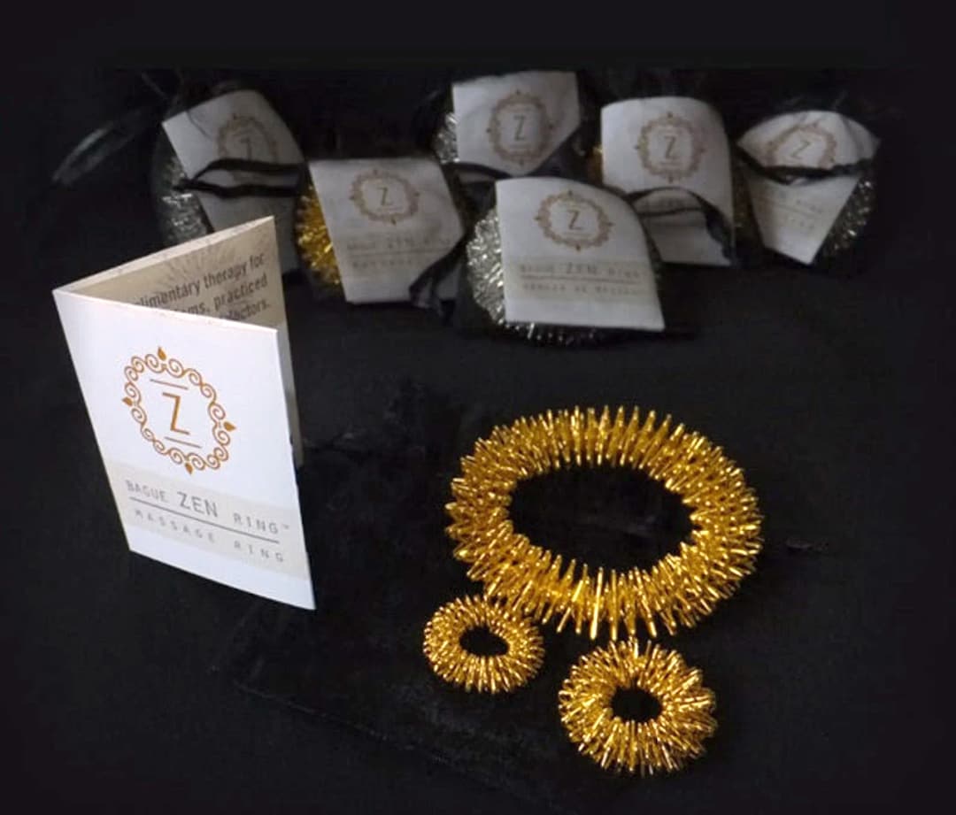 Acupressure, Reflexology 3 Massage Rings SET, 3 Acupressure Rings, Pain ...