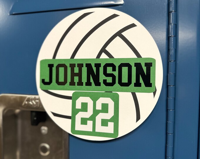 Volleyball Sign With Player Name and Number / Volleyball Decorations ...